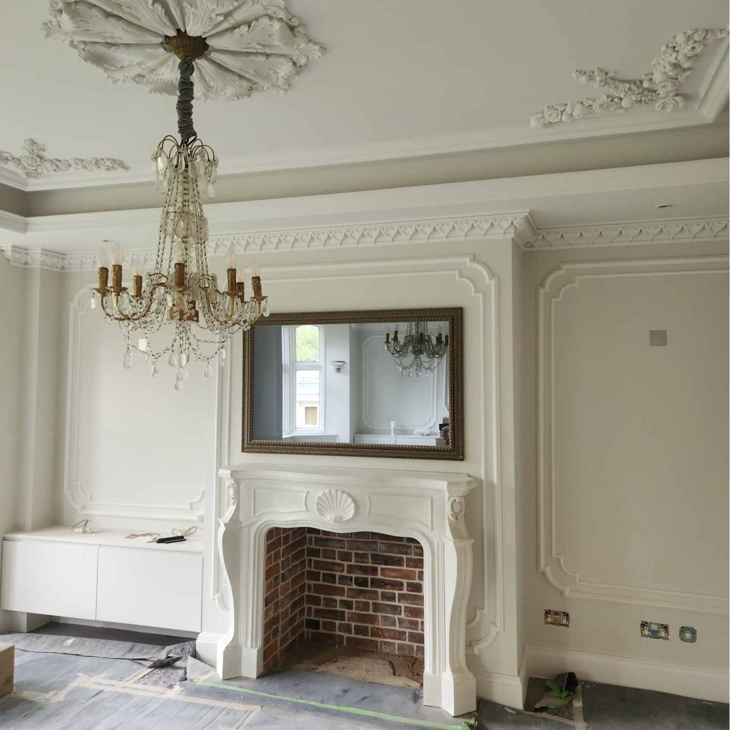 Versailles Fire Surround | Ornate Fibrous Plaster Mantel | Plaster ...